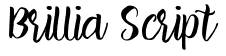 Brillia Script Font: Free Download | MaisFontes