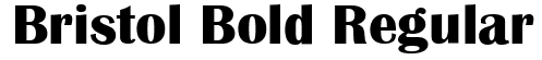 Bristol Bold Regular: Free Font Download | MaisFontes