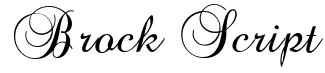 Brock Script: Baixar Fonte Grátis | MaisFontes