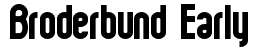 Broderbund Early: Baixar Fonte Grátis | MaisFontes