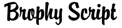 Brophy Script: Download Free Font | MaisFontes