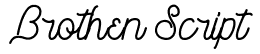 Brothen Script: Free Font Download | MaisFontes