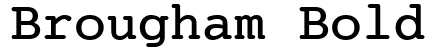 Brougham Bold: Free Font Download | MaisFontes