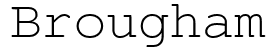 Brougham: Download Free Font | MaisFontes