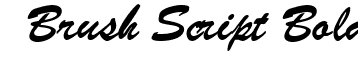 Brush Script Bold: Free Font Download | MaisFontes