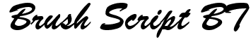 Brush Script BT Font: Free Download | MaisFontes