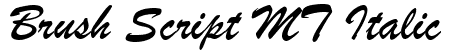 Brush Script MT Italic: Baixar Fonte Grátis | MaisFontes