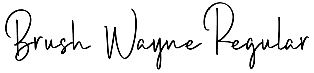 Brush Wayne Regular: Free Font Download | MaisFontes