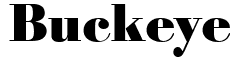 Buckeye: Free Font Download | MaisFontes