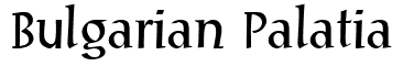 Bulgarian Palatia: Free Font Download | MaisFontes