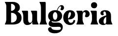 Bulgeria: Free Font Download | MaisFontes