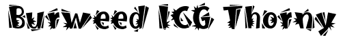 Burweed ICG Thorny: Free Font Download | MaisFontes