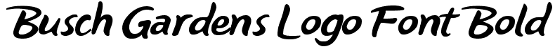 Busch Gardens Logo Font Bold: Free Font Download | MaisFontes
