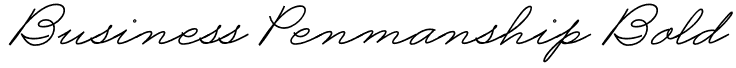Business Penmanship：免费字体下载 | MaisFontes