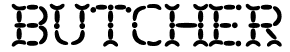Butcher: Free Font Download | MaisFontes