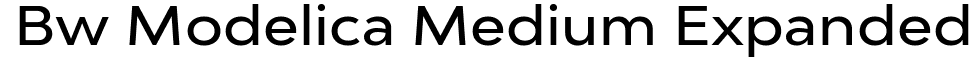 Bw Modelica Medium Expanded Font: Free Download | MaisFontes