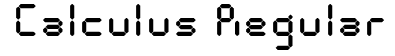 Calculus Regular: Free Font Download | MaisFontes