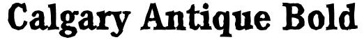 Calgary Serial Bold: Free Font Download | MaisFontes