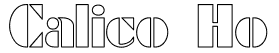 Calico Ho: Free Font Download | MaisFontes