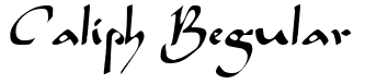 Caliph Regular: Free Font Download | MaisFontes