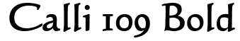Calli 109 Bold: Free Font Download | MaisFontes