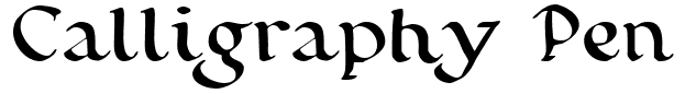 Calligraphy Pen: Free Font Download | MaisFontes