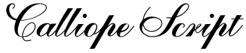 Calliope Script: Free Font Download | MaisFontes