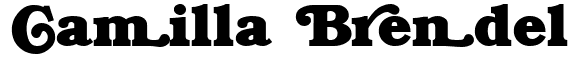 Camilla Brendel: Free Font Download | MaisFontes