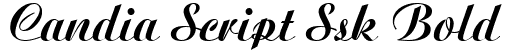Candia Script Ssk Bold Font: Free Download | MaisFontes