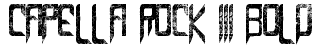 Capella Rock III Bold Font: Free Download | MaisFontes