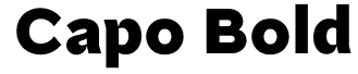 Capo Bold Font: Free Download | MaisFontes