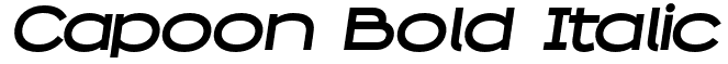 Capoon Bold Italic: Free Font Download | MaisFontes