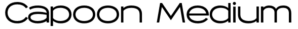 Capoon Medium: Free Font Download | MaisFontes