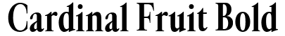 Cardinal Fruit Bold Font: Free Download | MaisFontes