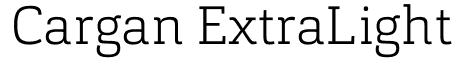 Cargan ExtraLight: Baixar Fonte Grátis | MaisFontes