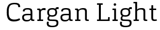 Cargan Light: Free Font Download | MaisFontes