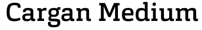 Cargan Medium: Free Font Download | MaisFontes