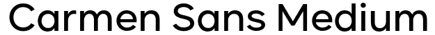 Carmen Sans Medium Font: Free Download | MaisFontes