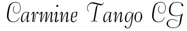 Carmine Tango CG Font: Free Download | MaisFontes
