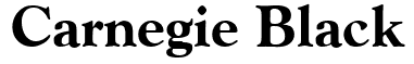 Carnegie Black: Free Font Download | MaisFontes