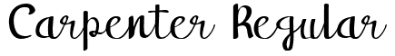 Carpenter Regular: Free Font Download | MaisFontes
