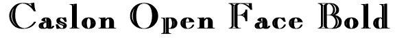 Caslon Open Face Regular Font: Free Download | MaisFontes