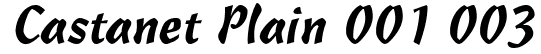 Castanet Plain 001 003 Font: Free Download | MaisFontes