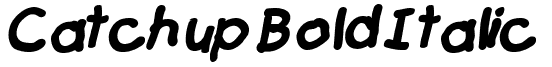 Catchup Bold Italic: Baixar Fonte Grátis | MaisFontes