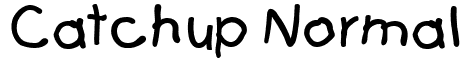 Catchup Normal Font: Free Download | MaisFontes