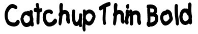 Catchup Thin Bold: Free Font Download | MaisFontes