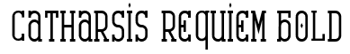 Catharsis Requiem Bold: Free Font Download | MaisFontes