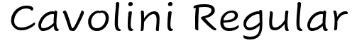 Cavolini Regular Font: Free Download | MaisFontes