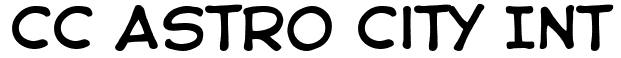CC Astro City: Free Font Download | MaisFontes