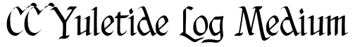CC Yuletide Log Medium: Free Font Download | MaisFontes